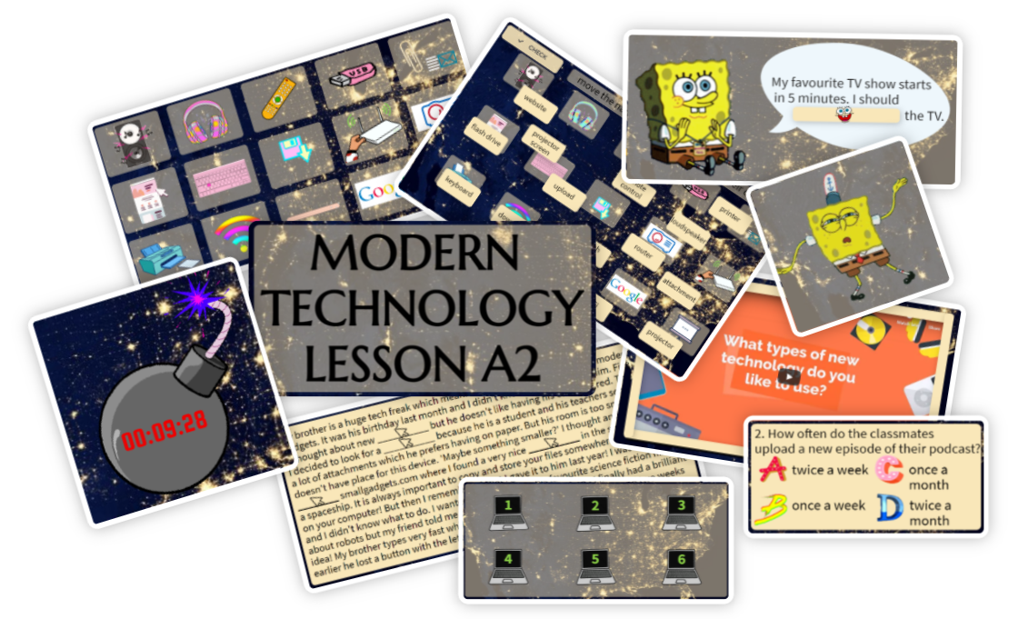 modern technology lesson A2