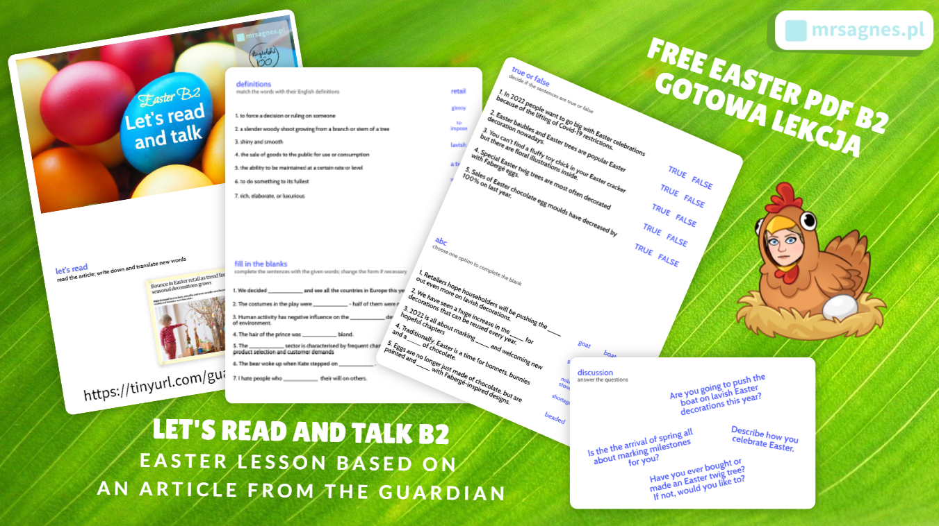 Easter lesson B2 online + PDF